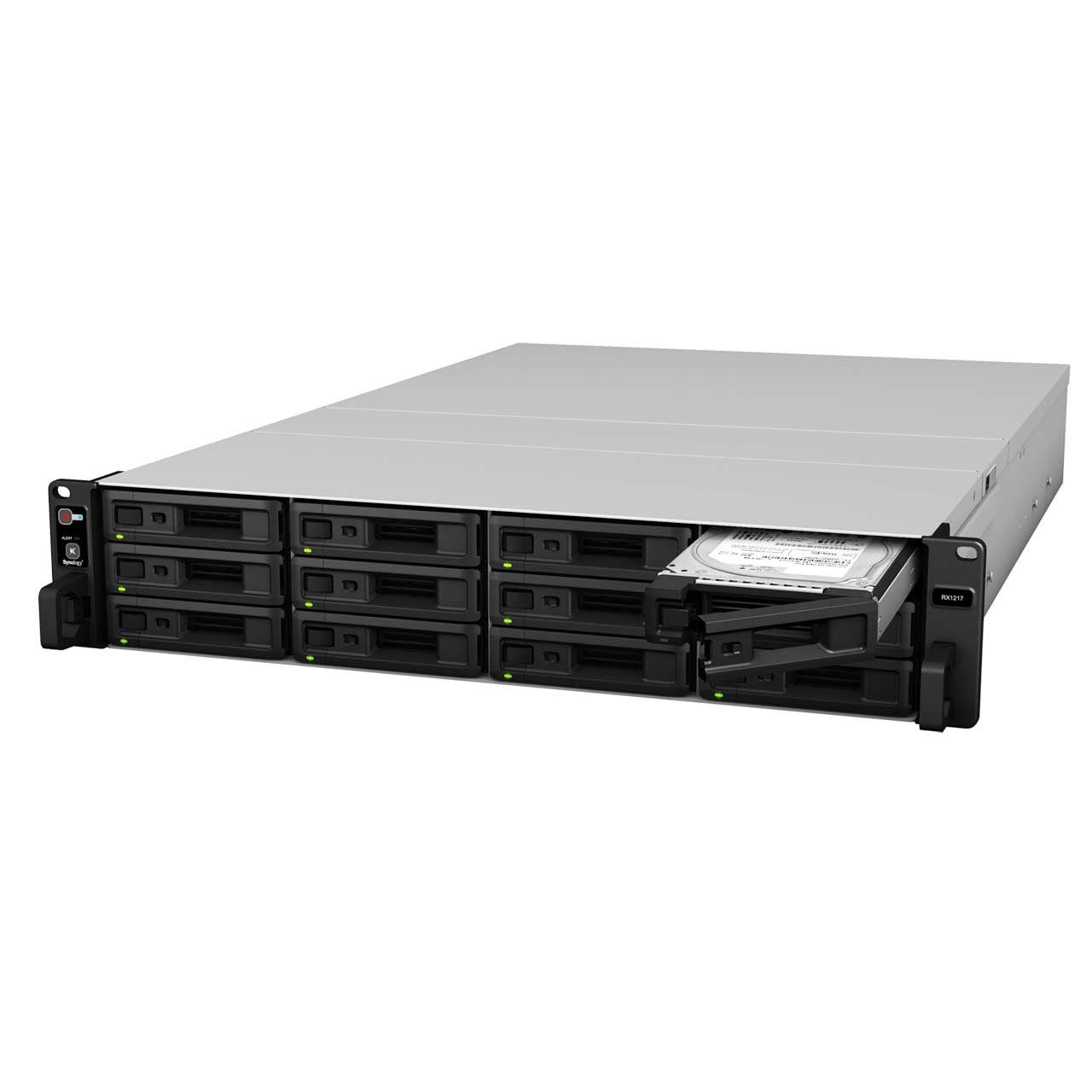 Synology Expansion Unit RX1217 12-bay, 2 U, RX1217 (12-bay, 2 U 50Hz to 60Hz, single phase)