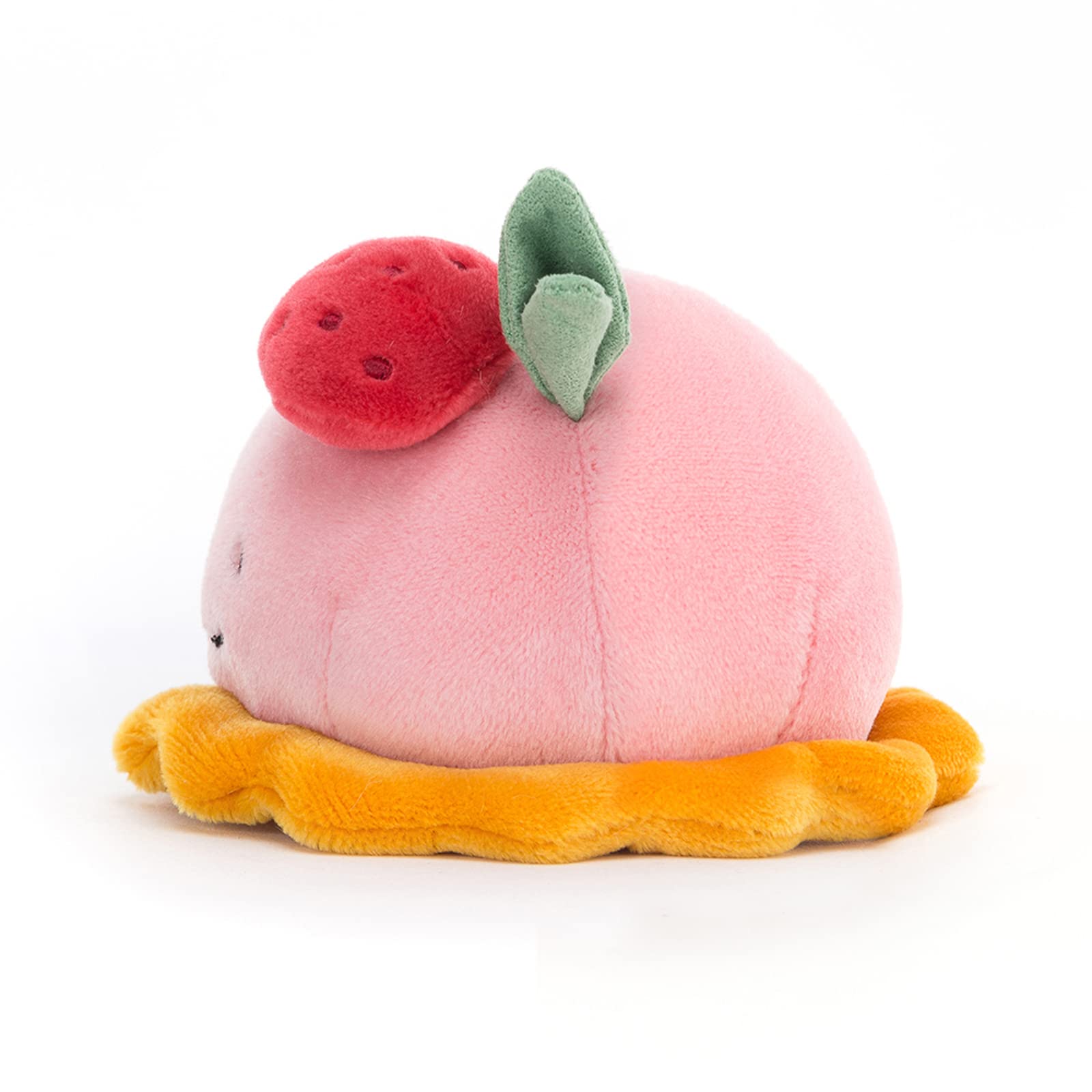 Jellycat Pretty Patisserie Dome Framboise Stuffed Toy, 4 inches | Pastry Plush | Great Gift Idea