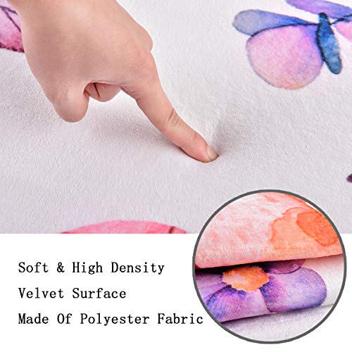 Pretty Color Rainbow Theme Area Rug for Living Room Bedroom Playing Room 5'x6'