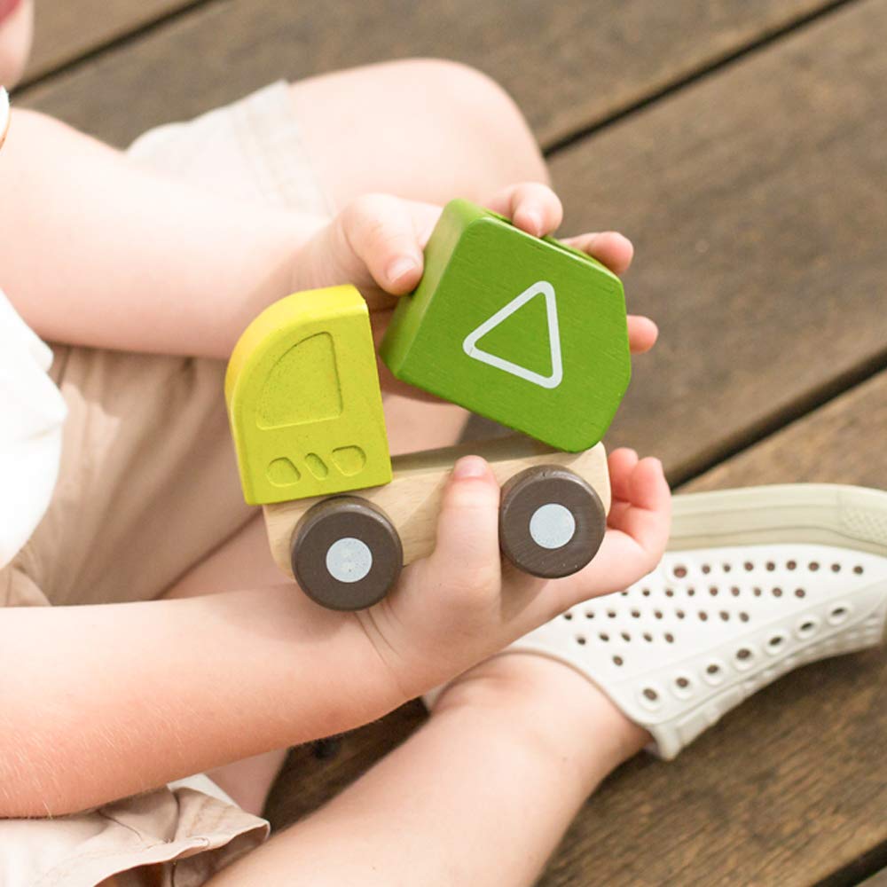 Amazon Basics Vehicles Mini Garbage Truck, 5-Pack