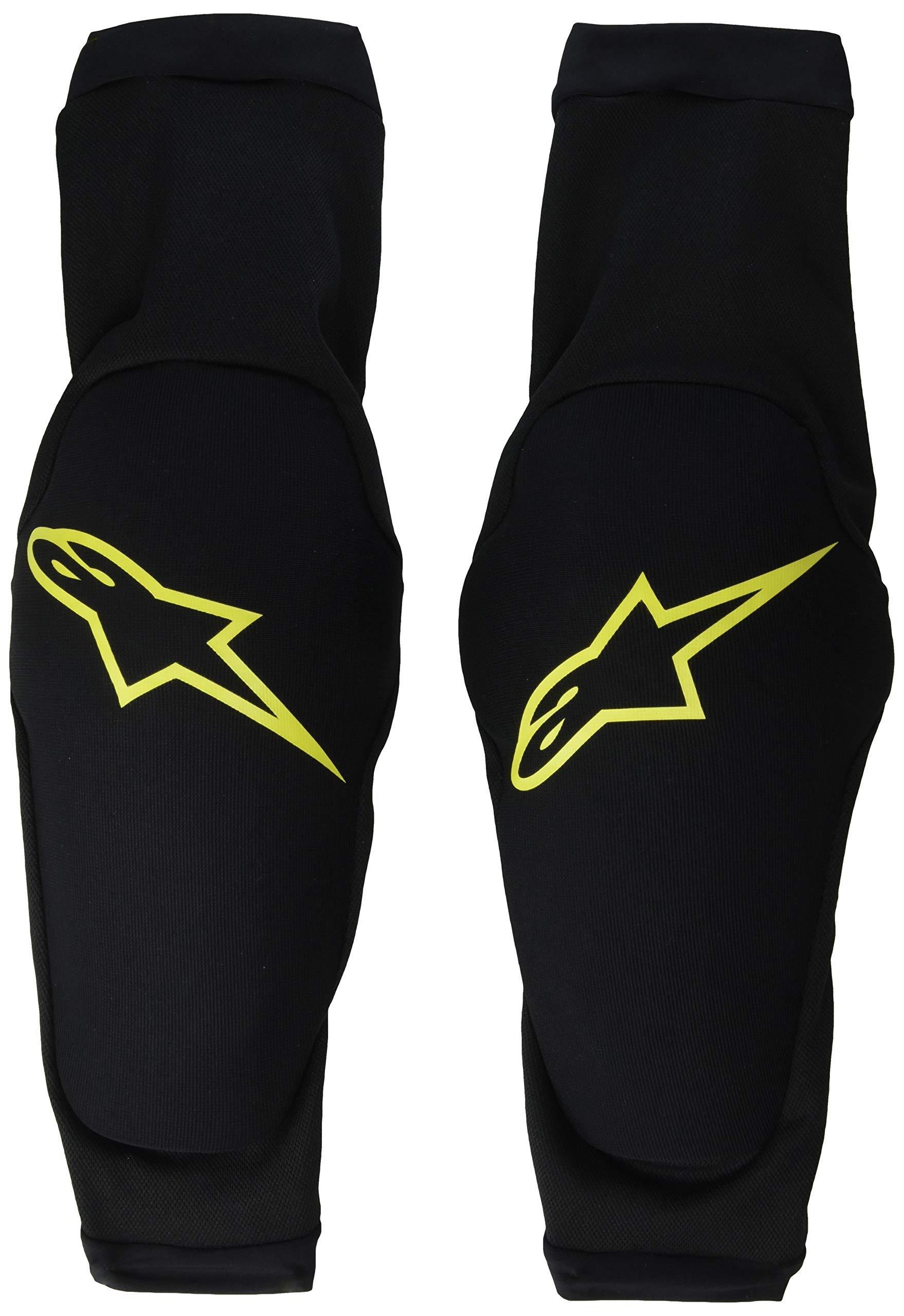 Alpinestars Men's Paragon Plus Knee Protector, Black Acid Yellow, Small