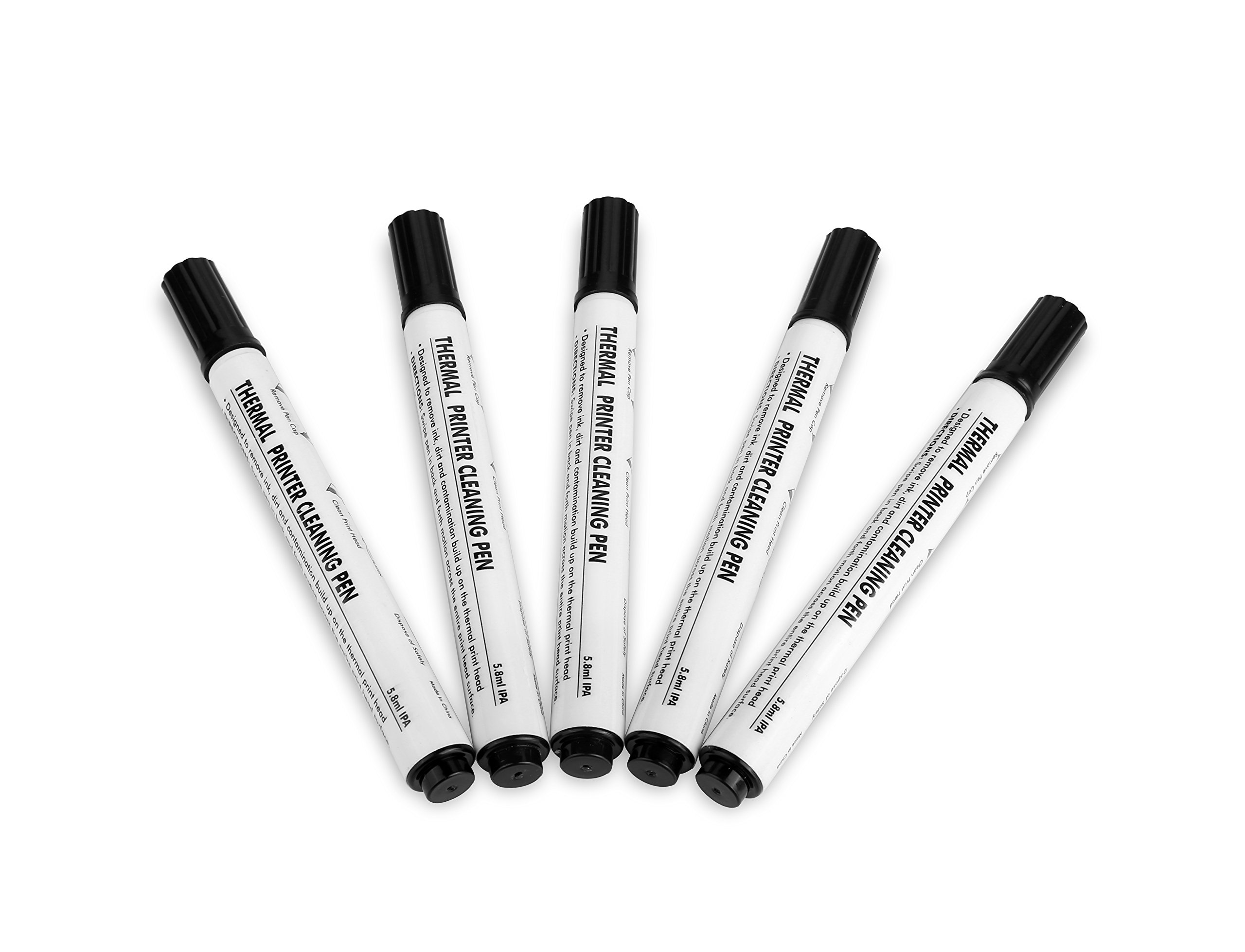 Zetek Printhead Cleaning Pens 105950-035 for Zebra Card Printers Thermal Printer, Box of 12pcs
