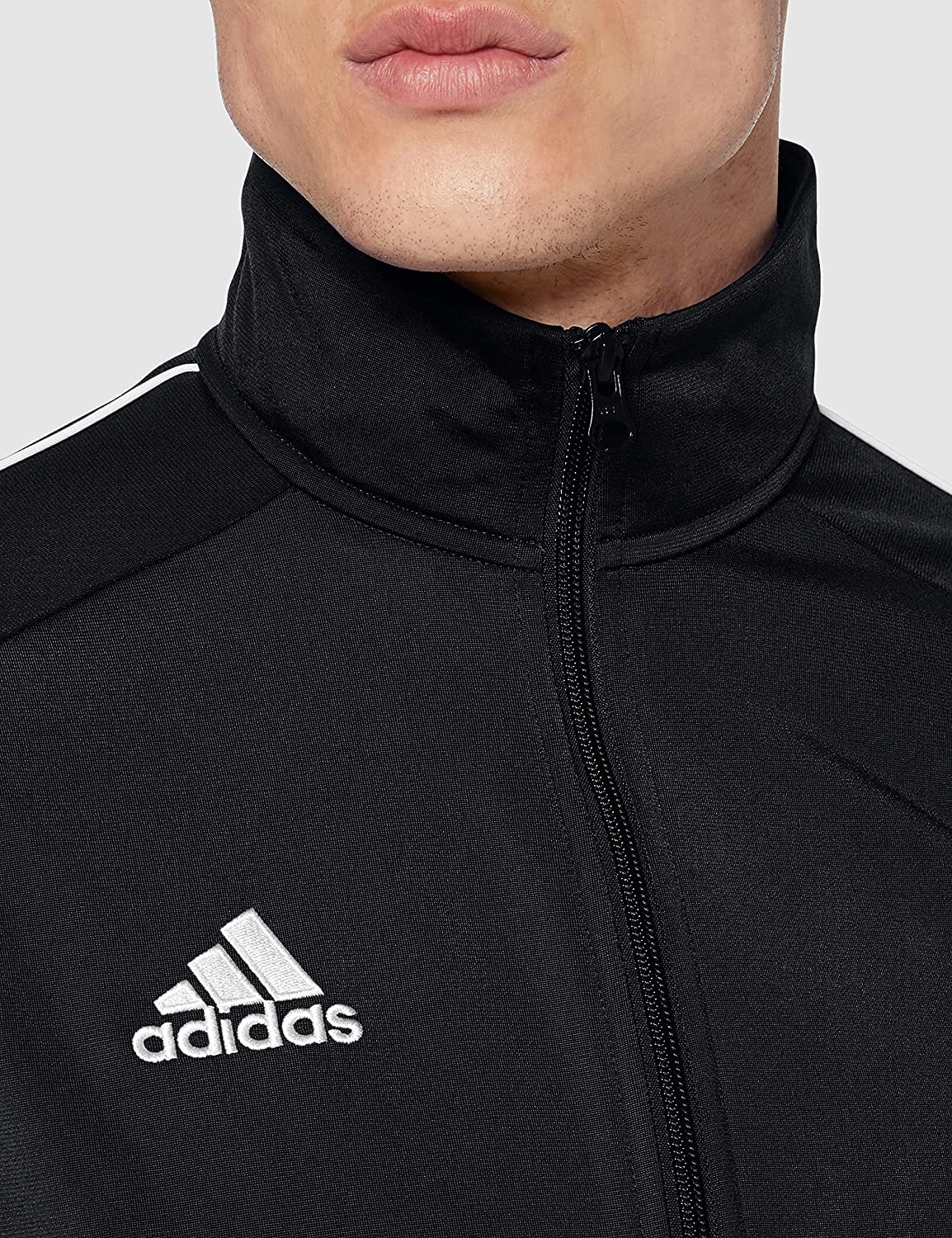 adidas Core 18 PES Jacket - Adult - Black/White - M