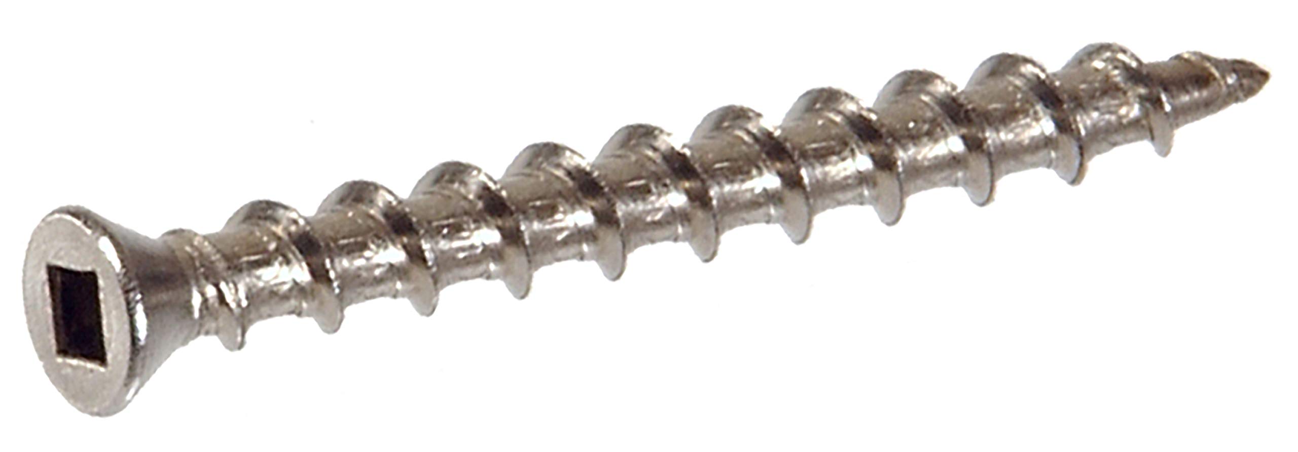 Hillman 47786 3-Inch Stainless Steel Trim Screw with Square Drive, 1-Pound