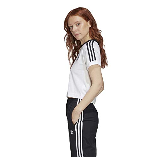 adidas Originals Women's Short Sleeve T-Shirt, White, X-Large