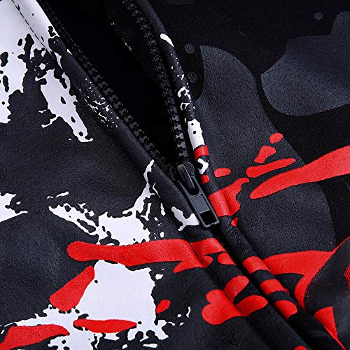 Hoodies for Men Thenlian Mens Pure Color Pullover Long Sleeve Hooded Sweatshirt Tops Blouse(Black, XL)