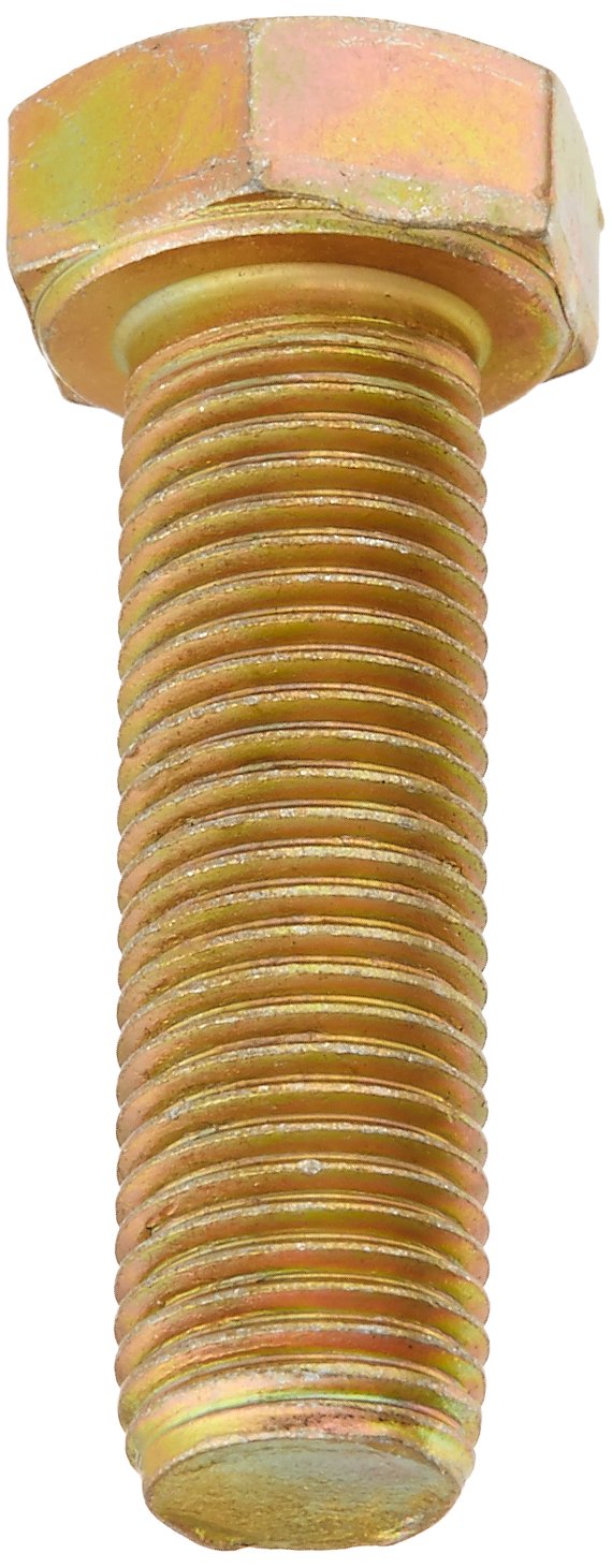 Hard-to-Find Fastener 014973252571 Grade 8 Fine Hex Cap Screws, 3/8-24 x 1-1/4, Piece-8 , yellow