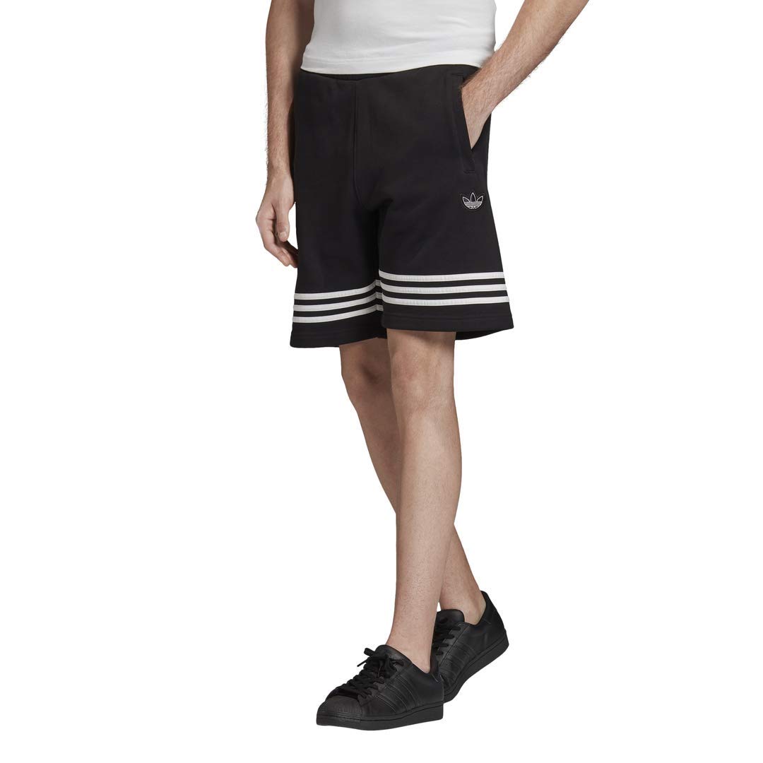 adidas Originals Men's Outline Shorts, Black, L