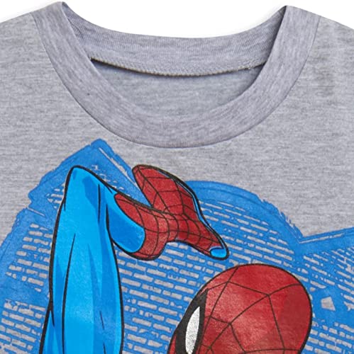 Marvel Avengers Spiderman Toddler Boys T-Shirt and French Terry Shorts Set 5T