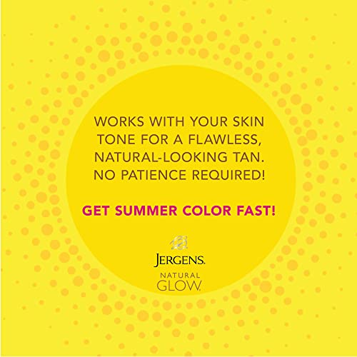 Jergens Natural Glow Instant Sun Body Mousse, Self Tanner for Deep Bronze Tan, Sunless Tanning Body Bronzer for Natural Looking Color Instantly, 6 Oz