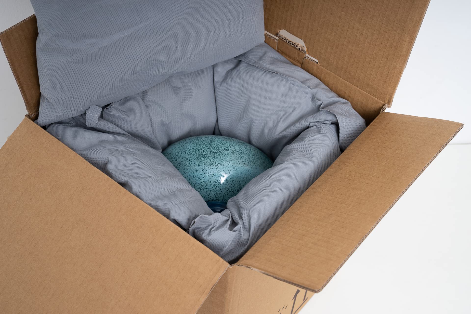 Adult Harmony Abstract Cremation Urn for Ashes - Cobalt Metallic