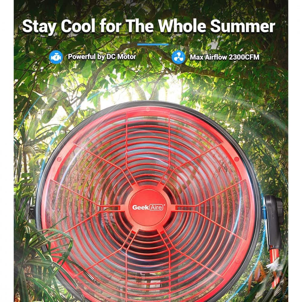 Geek Aire Wood Stove Fan, 3 Blades Wood Stove Fan Heat Powered