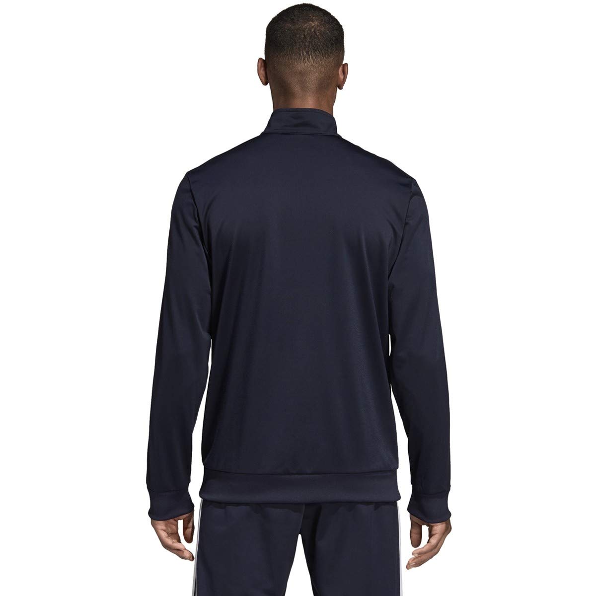 adidas Essentials Men's 3-Stripes Tricot Track Jacket, Legend Ink/White, 4XLT