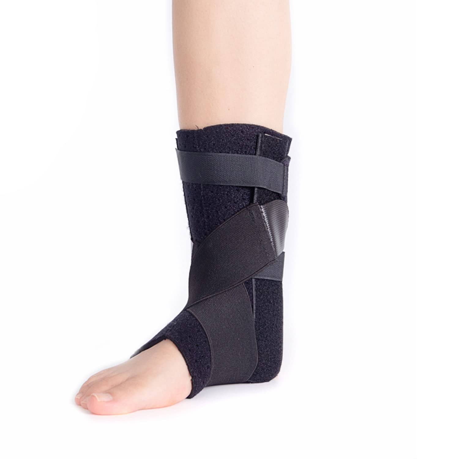 Ankle Brace for Women & Men - Adjustable Breathable Ankle Support Brace - Ankle Joint External Fixation Brace for Achilles,Tendon,Sprain,Injury Recovery,S