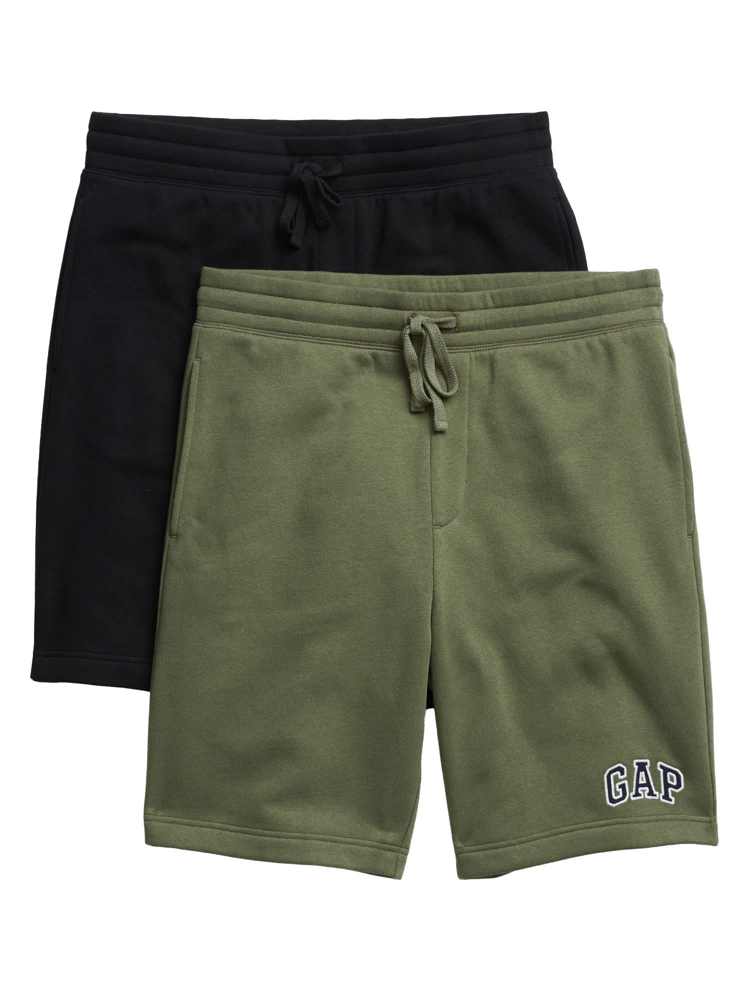 GAP Mens Logo Fleece Shorts, Multi, XX-Large US