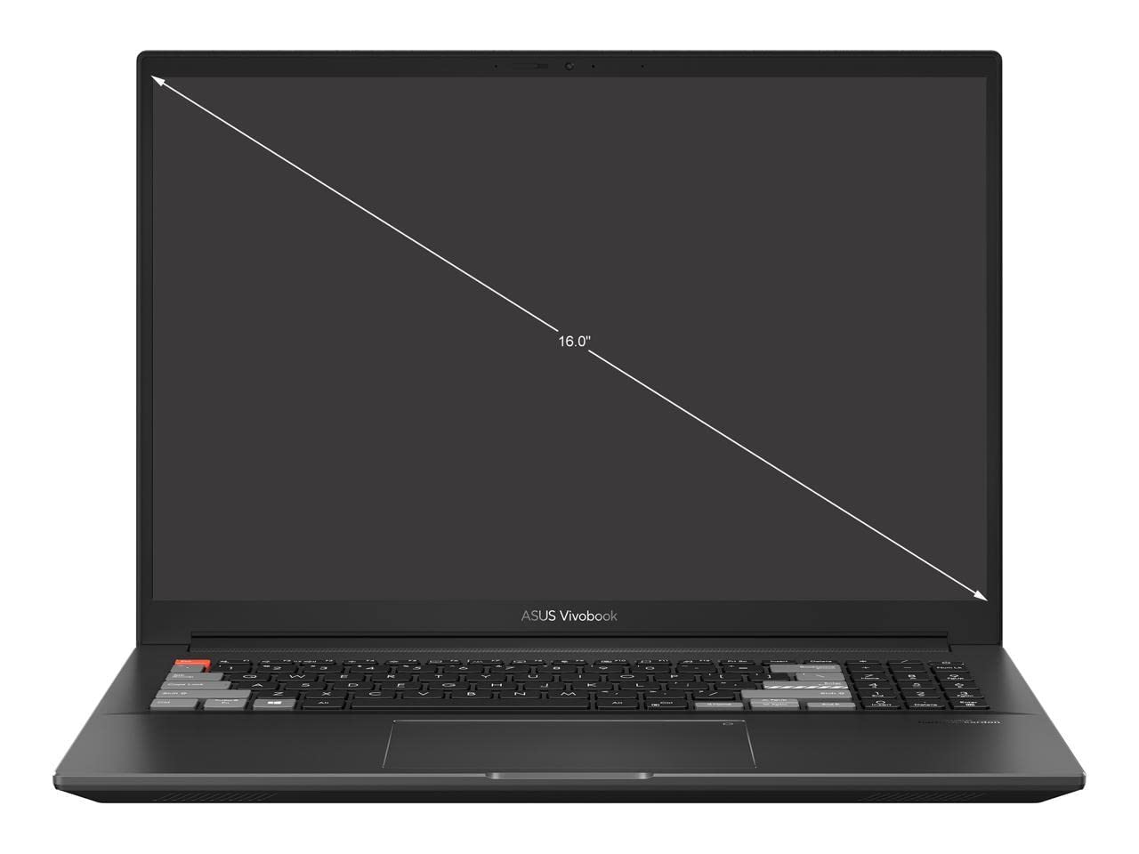 ASUS VivoBook Pro 16X OLED 16" 4K UHD 16:10 Display Slim Laptop Intel Core i7-11370H NVIDIA GeForce RTX 3050 Backlit KB 100% DCI-P3 Pantone Win11 Pro w/HDMI (16GB RAM | 2TB SSD)