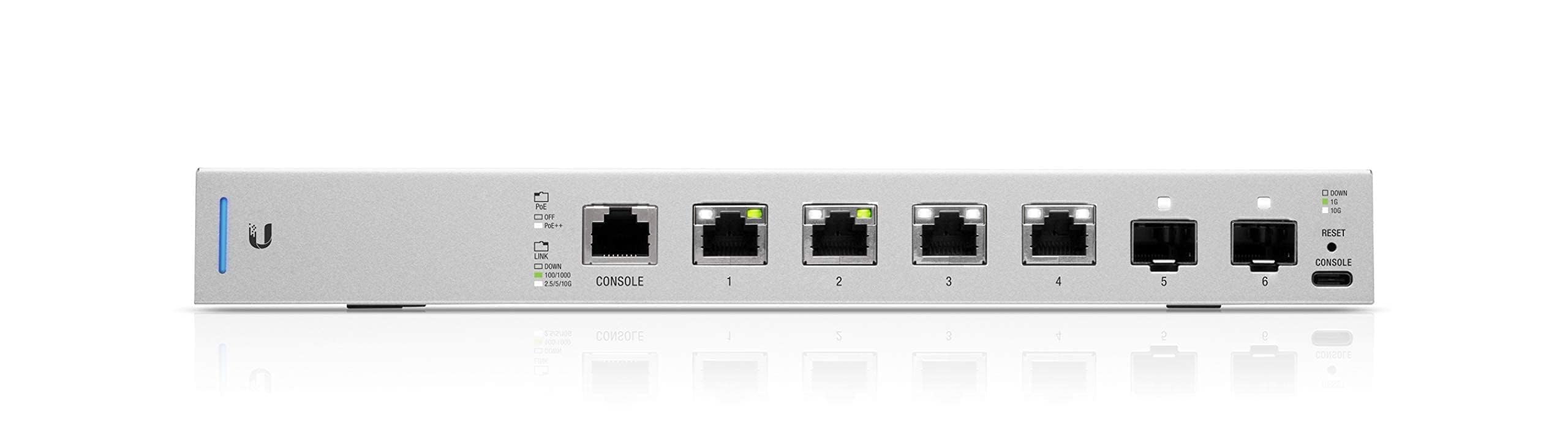 Ubiquiti Networks UniFi Switch 6 XG PoE, 10G 6-Port Switch with 802.3bt PoE++ (US-XG-6POE)