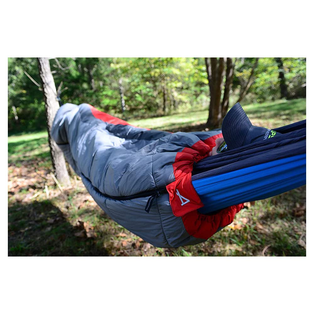 ALPS Mountaineering Cinch +20 Sleeping Bag Flame Red/Coal, 82" x 35", 20