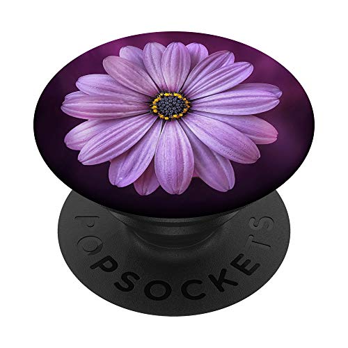 Purple Daisy Flower For Women PopSockets Swappable PopGrip
