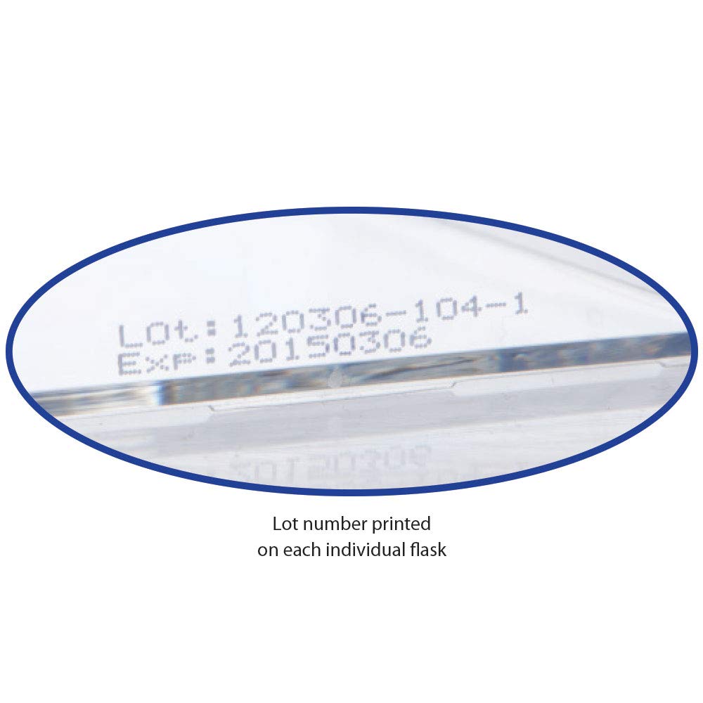 TC Treated Flasks, 250ml, Vented, Growth Area: 75.0cm2, 5 per Sleeve, 100 Flasks/Unit