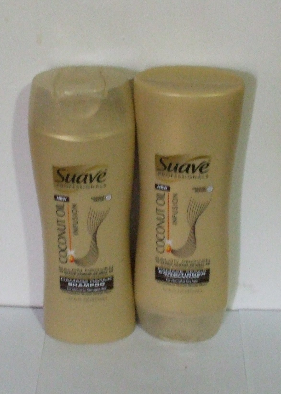 Suave Professionals Coconut Oil Shampoo & Conditioner Bundle, 12.6 oz each