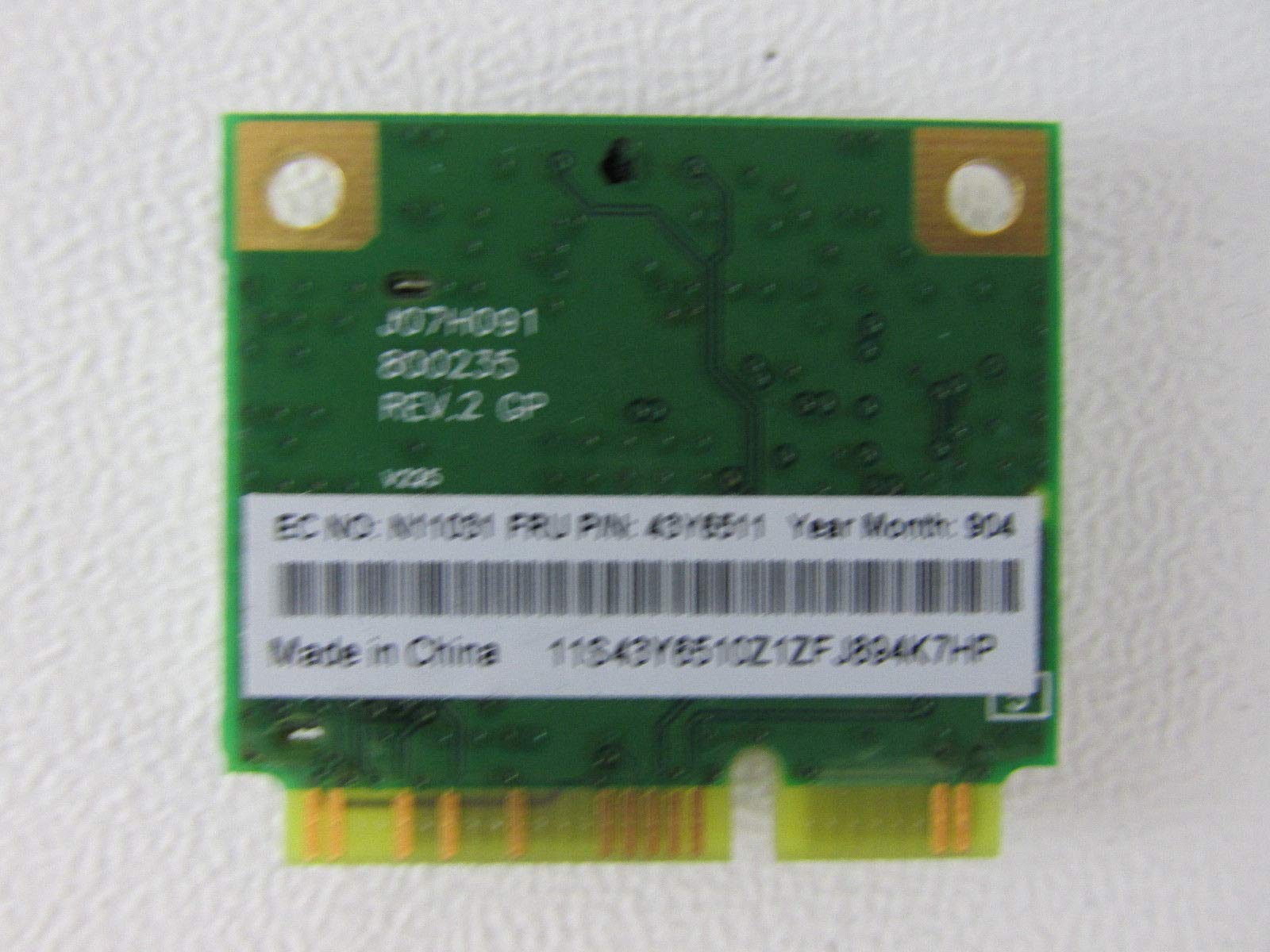 IBM Atheros Ar5bhb63 Pci-e 802.11g Wireless Card for Lenovo T400s T400 R400 X200 X200s Sl400 Sl400c Sl500 Sl500c 43y6511