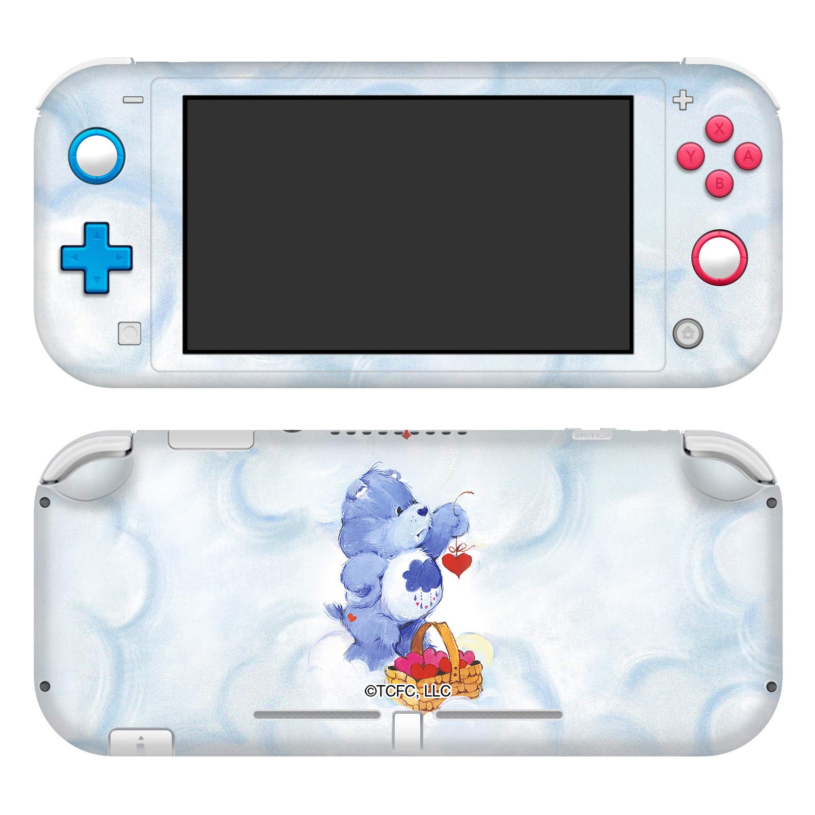 Head Case Designs Officially Licensed Care Bears Grumpy Classic Matte Vinyl Sticker Gaming Skin Case Cover Compatible With Nintendo Switch Lite