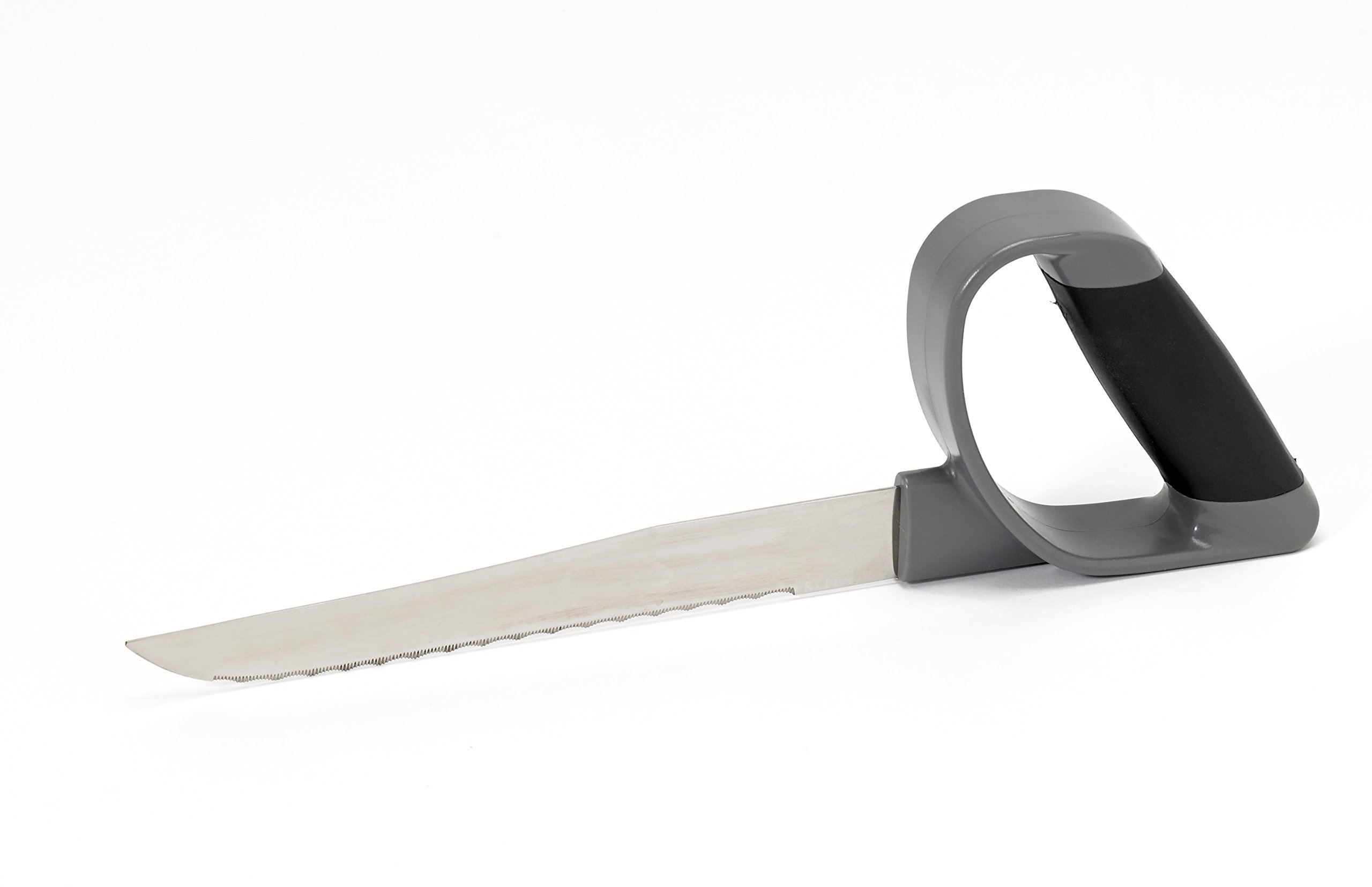 Homecraft Reflex Carving Knife, Comfort Grip, Stainless Steel Scalloped Blade, Slip Resistant Grip, Adaptive Knife for Easy Cutting, Large Handle with Angle (Eligible for VAT Relief in The UK)