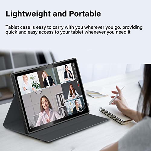 Android Tablet 10 inch with Case, Android 12 Tablet, 6GB RAM 64GB ROM, 512GB Expand Android Tablet with Dual Camera, 5G & 2.4G WiFi, Bluetooth, 8000mAh, HD Touch Screen, Google GMS Certified