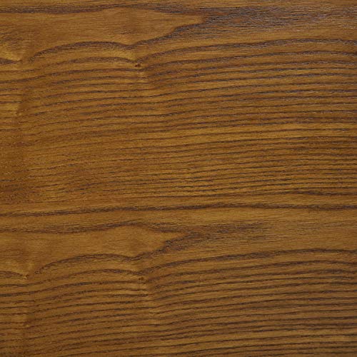 Amazon Brand β Rivet Mid-Century Desk, 42"W, Warm Brown Wood with Veneer