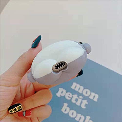 Compatible for Airpods 1/2 Case Cover, 3D Cute Cartoon Funny Fun, Silicone Air pods Stylish Chic Character Skin Keychain Kits,Funny Boys Girls Kids Teens Women Cases for Airpods 1&2