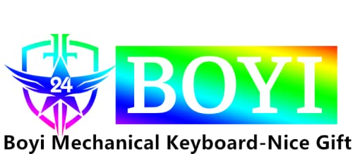 AkkoXDucky BOYI 60% Mechanical Gaming Keyboard,BOYI 61 Mini RGB Cherry MX Switch PBT Keycap 60% RGB Mechanical Gaming Keyboard (Black Color, Cherry MX Red Switch)