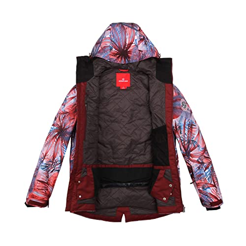 ADVANTURER Men‘s Waterproof Ski Jacket Warm Winter Snow Coat Mountain Outdoor Windbreaker Hooded Snow coat Raincoat