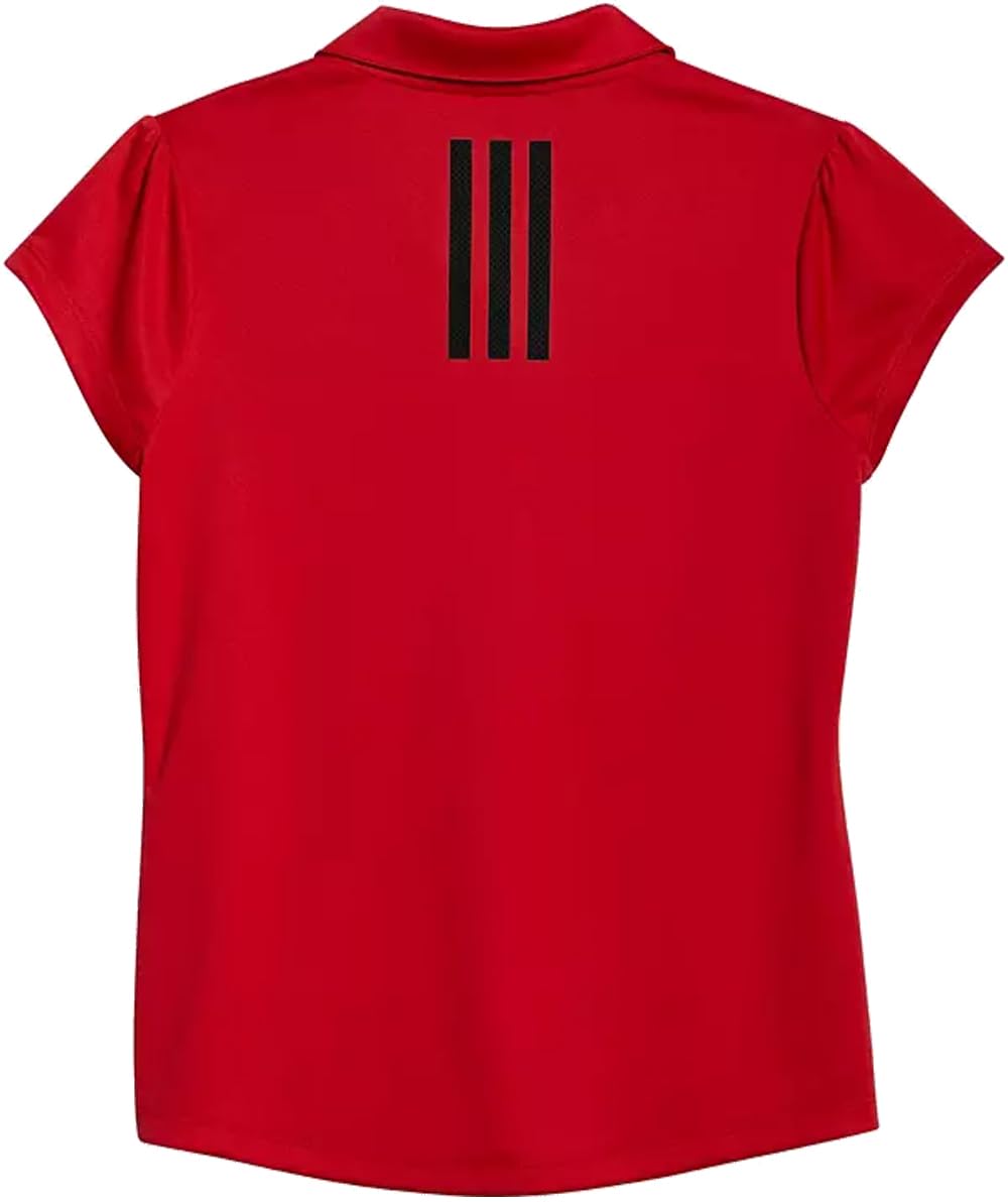 adidas Golf Girls Performance Polo Shirt, Crew Navy, Small