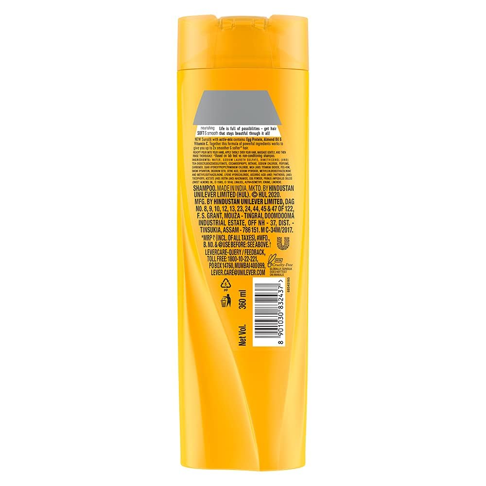 sunsilk Nourishing Soft and Smooth Shampoo - 360ml