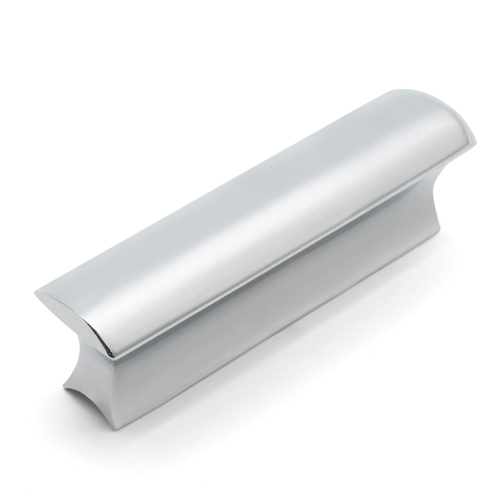 Jersvimc Metal Guitar Slide Bar Tone Lap Steel Slide, Silver Slide Bar for Dobro Hawaiian Guitar Electric Guitar Dunlop Bass