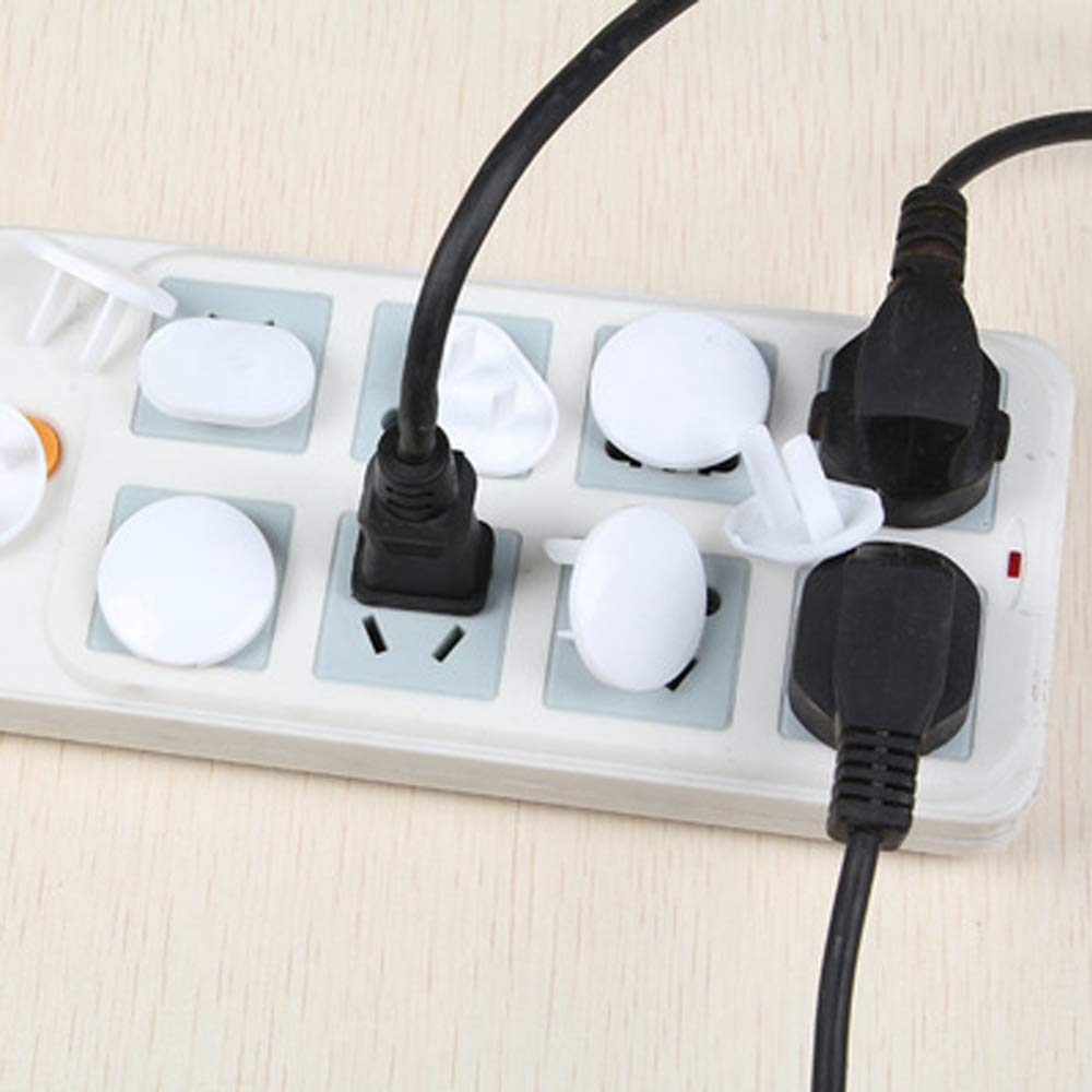 Baby Proofing Plug Covers Safety Electrical Socket Protector Safety Outlet Caps For Home and School White Superior Quality and Creative