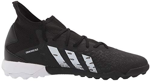 adidas Predator Freak .3 Turf Soccer Shoe (mens) Black/White/Black 10.5