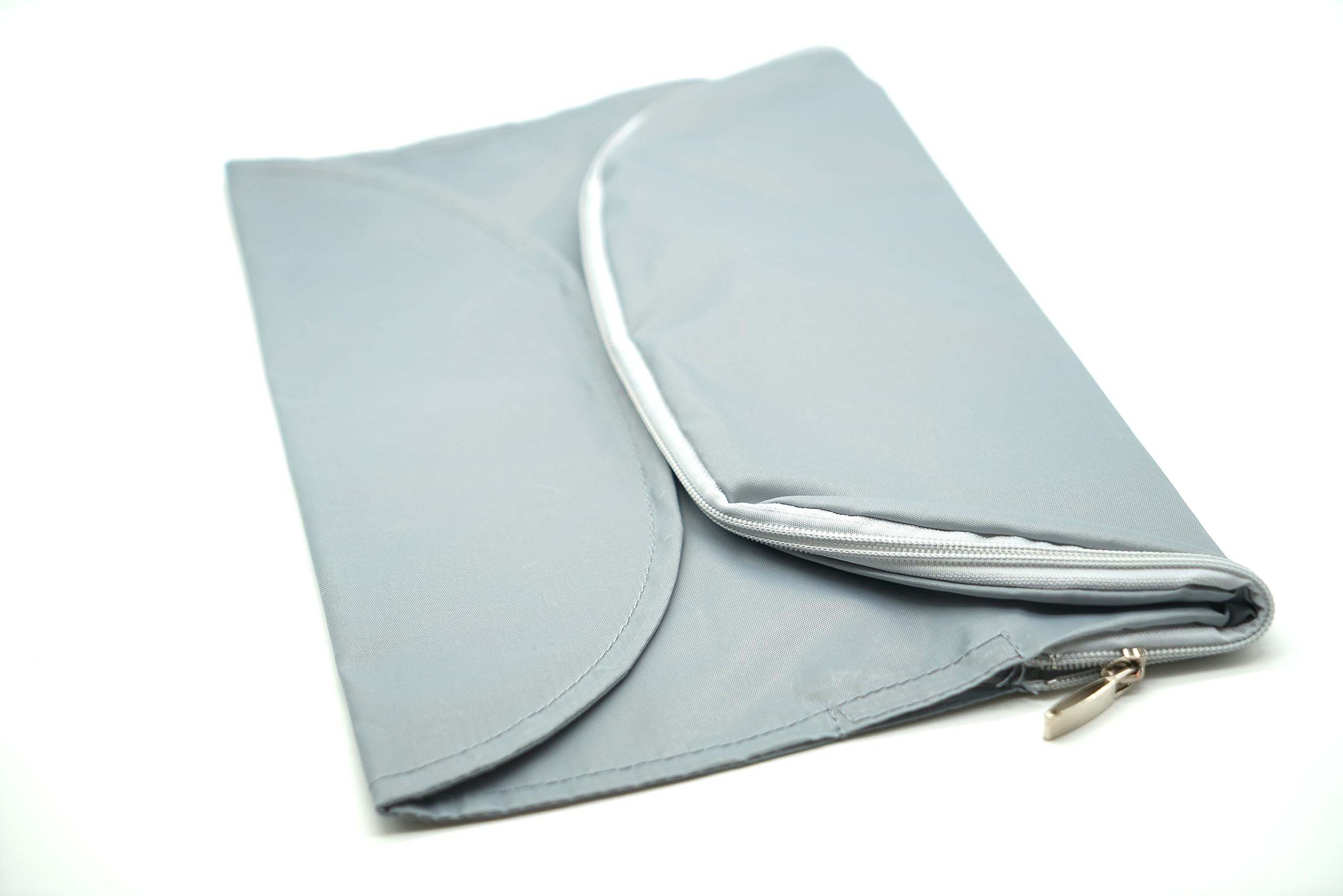 Ophthalmic Grey Universal Phoropter Refractor Protective Dust Cover Nylon Zipper 19" L x 13" W