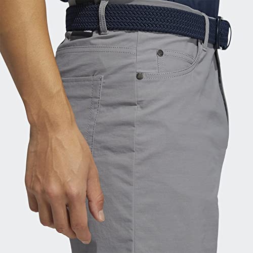 adidas Golf Men's Go-to 5-Pocket Primegreen Golf Short, Gray, 30"