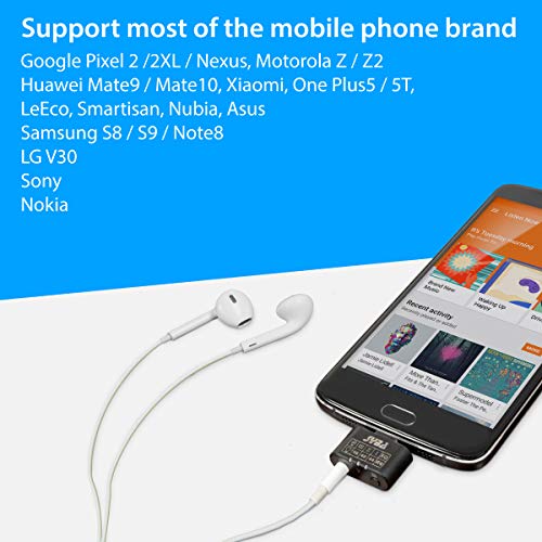 Syba 96 Khz 24 Bit DAC USB-C Tupe C Audio Sound Adapter to 3.5mm Headphone Amplifier 3 Level Eq SD-AUD20223