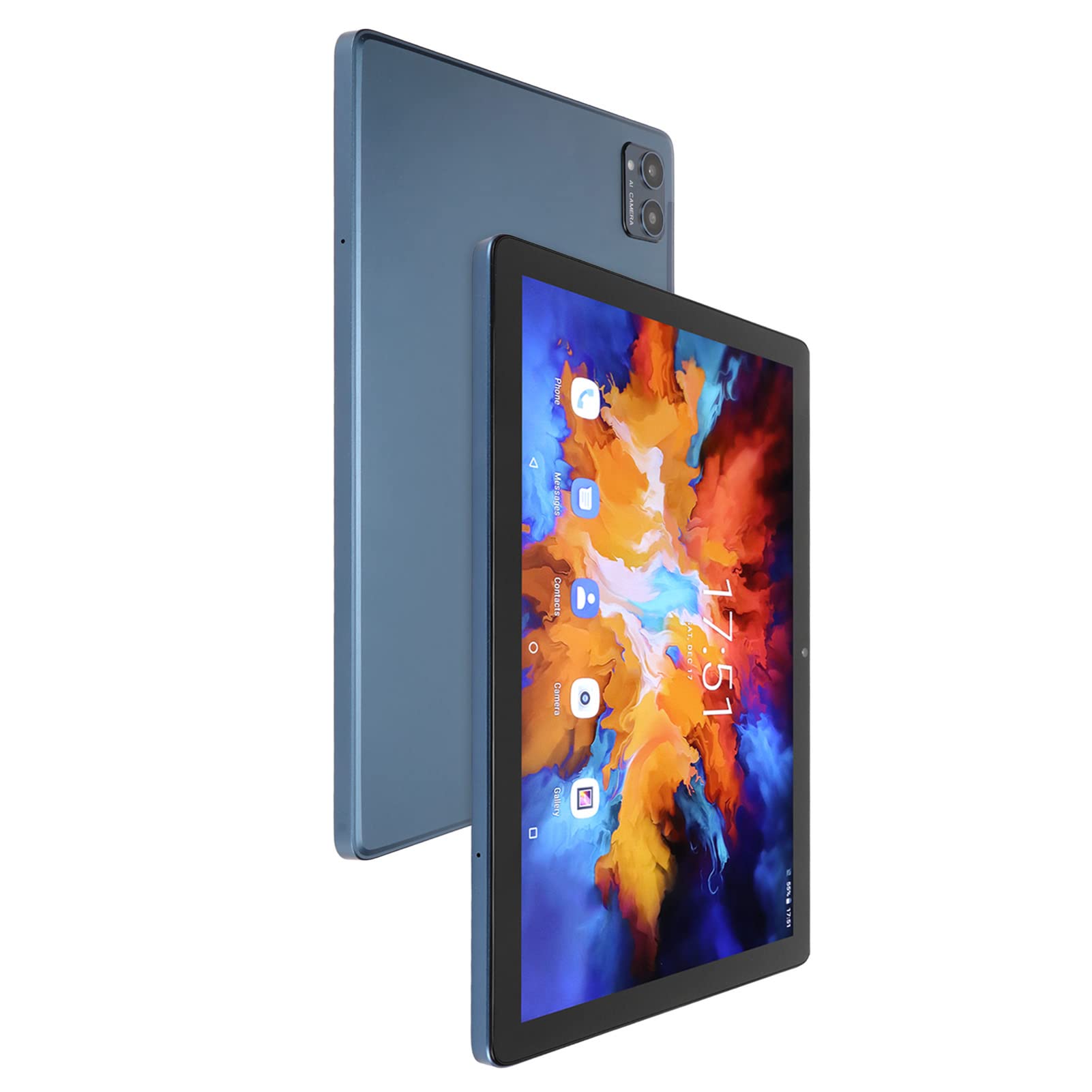 Aqur2020 Gaming Tablet, Blue 10.1in Tablet 100 to 240V 1920x1200 IPS 12GB RAM 256GB ROM for Home (US Plug)