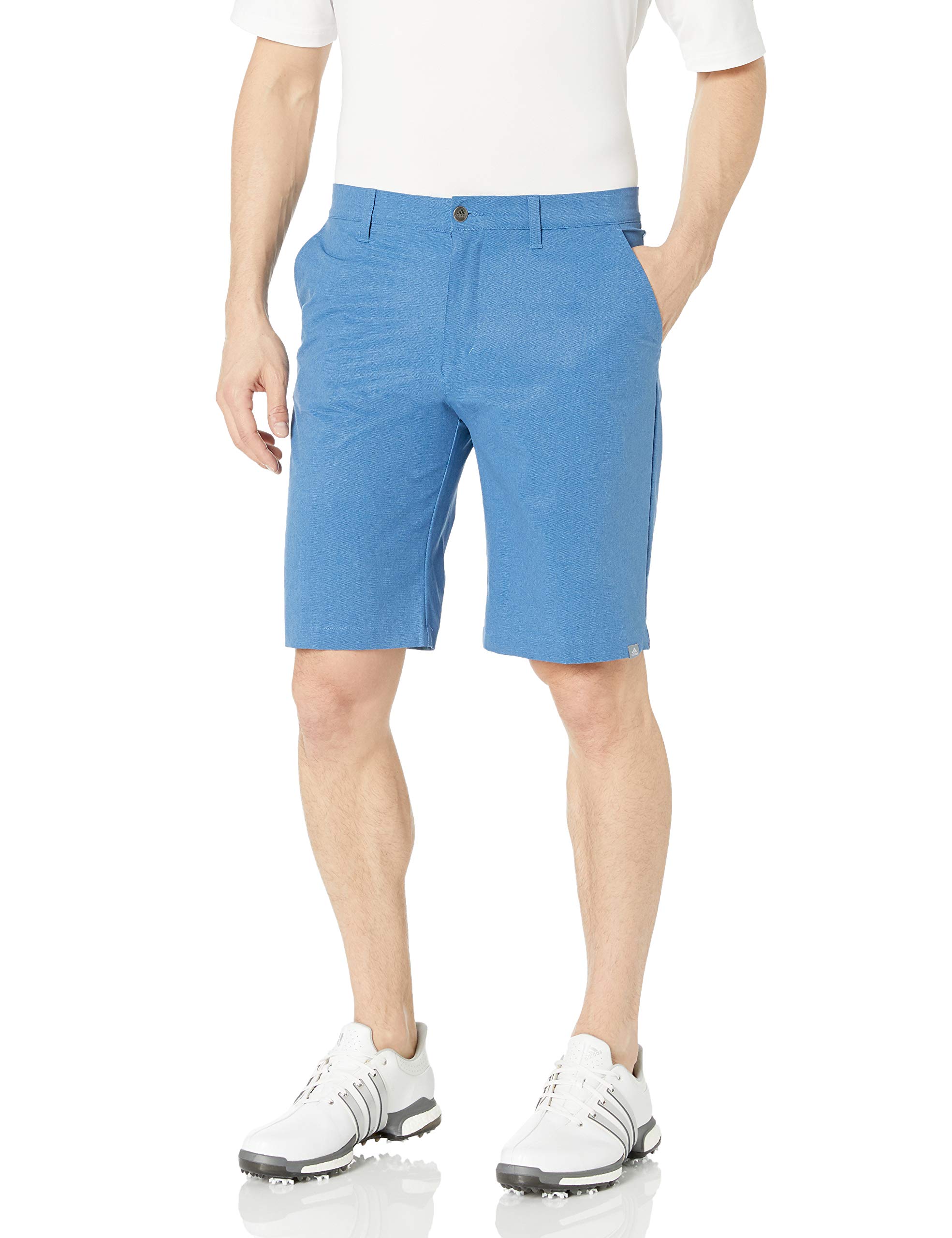 adidas Golf Ultimate365 Modern Herringbone Shorts, Trace Royal, 35"