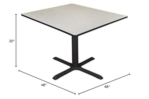 Cain 48" Square Breakroom Table- Maple