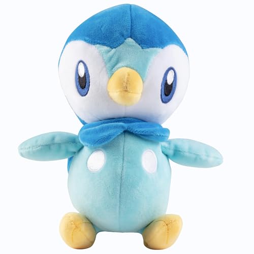 Pokemon 8" Piplup Plush - Diamond and Pearl Starter - Officially Licensed - Quality Soft Stuffed Animal Toy Figure - Gift for Kids, Girls, Boys - 2+