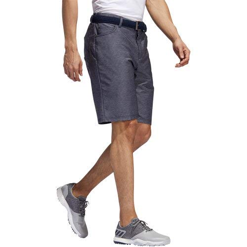 adidas Golf Ultimate Heather 5 Pocket Short, Collegiate Navy, 38