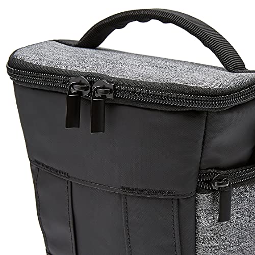 Amazon Basics Holster DSLR Camera Case, 7 x 11 x 6 Inches (Gray and Black)