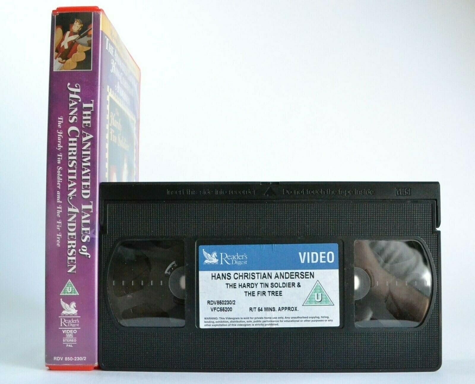 The Hardy Tin Soldier:T By H.C.Andersen Fairy Tale - Animated - Children's - VHS