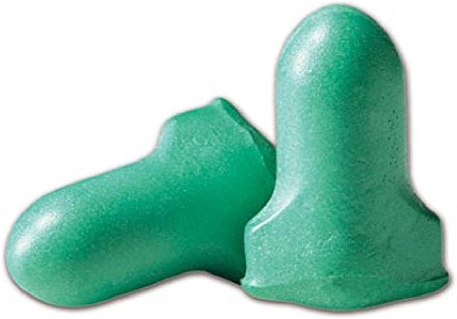 Howard Leight LPF-1 Max Lite Disposable Foam Uncorded Earplugs, Polyurethane Foam, Small, Green (Pack of 200)