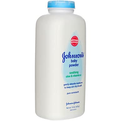 JOHNSON'S Aloe & Vitamin E Baby Powder 15 oz (Pack of 12)